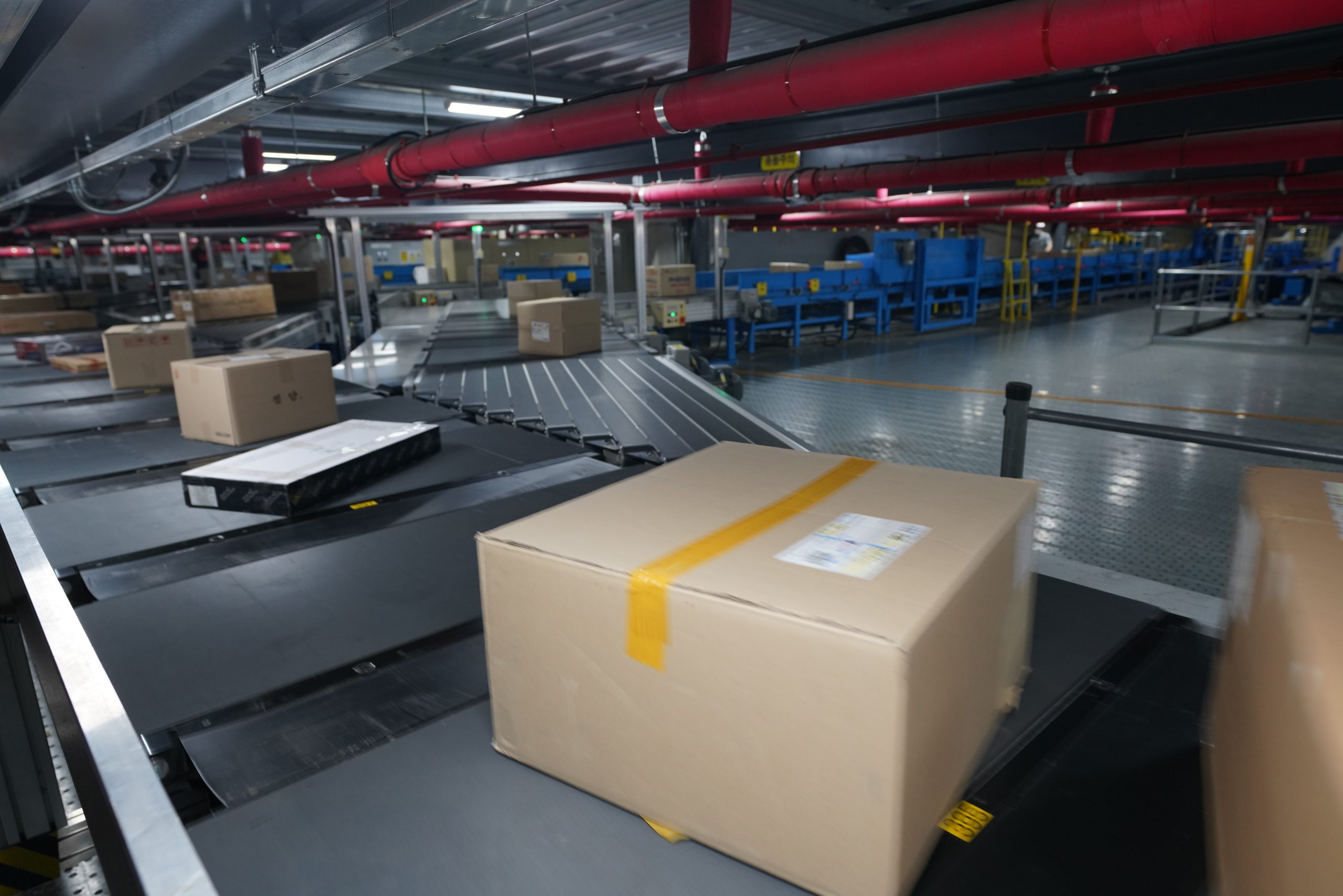 CJ대한통운 메가허브 곤지암, 관제센터, 전경, 내부 레일, 간선차량_01 – CJ미디어라이브러리