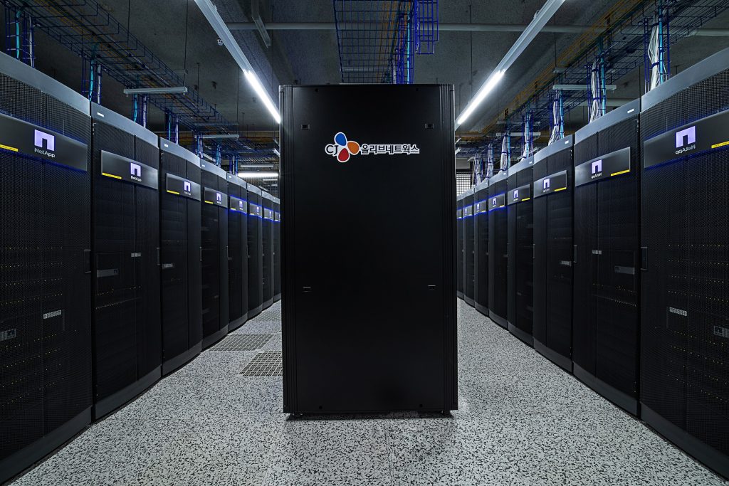 송도IDC 서버실 전경_08 – CJ미디어라이브러리