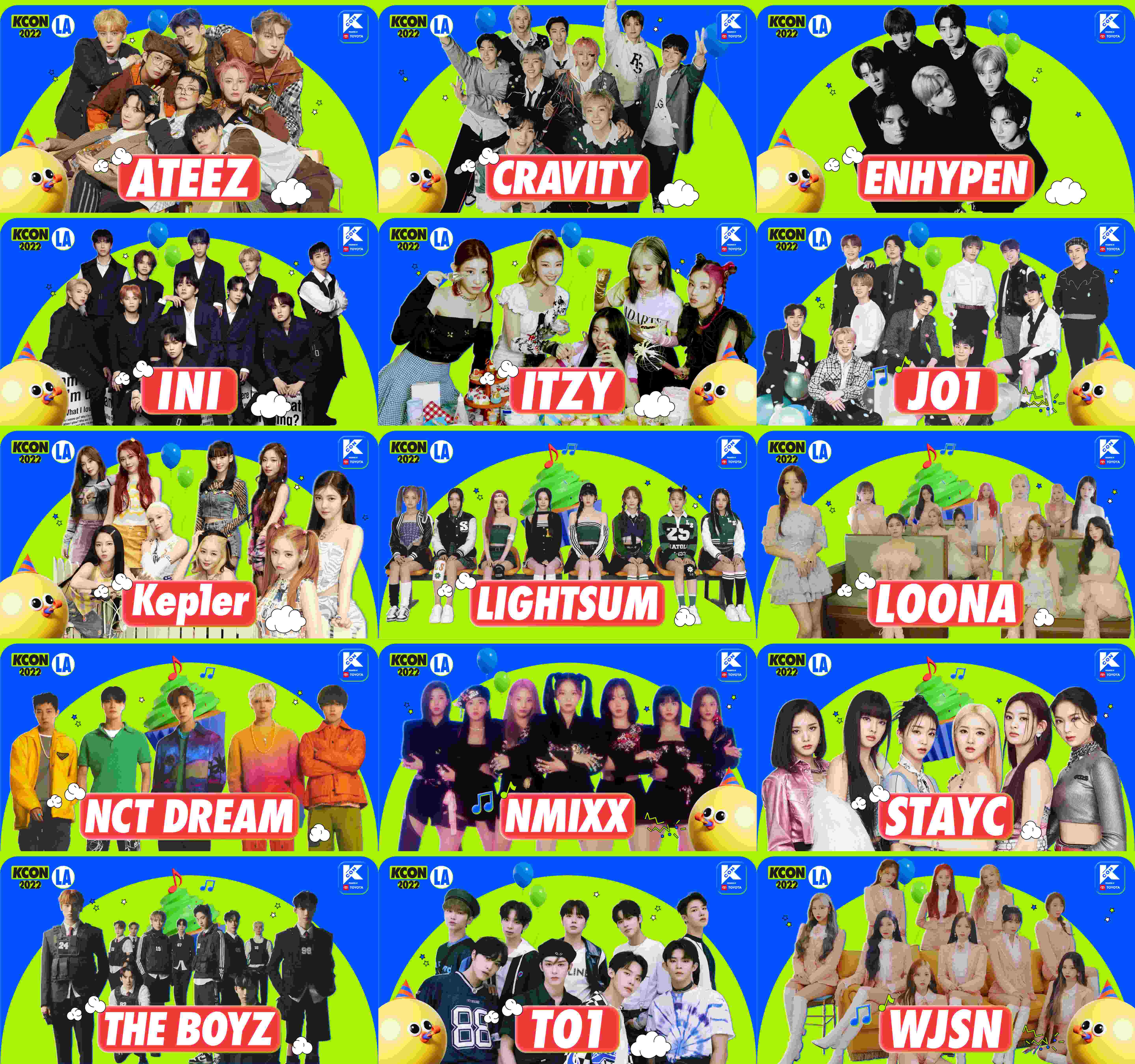 [CJ ENM 엔터] KCON 2022 LA 콘서트 라인업 – 1 – CJ미디어라이브러리