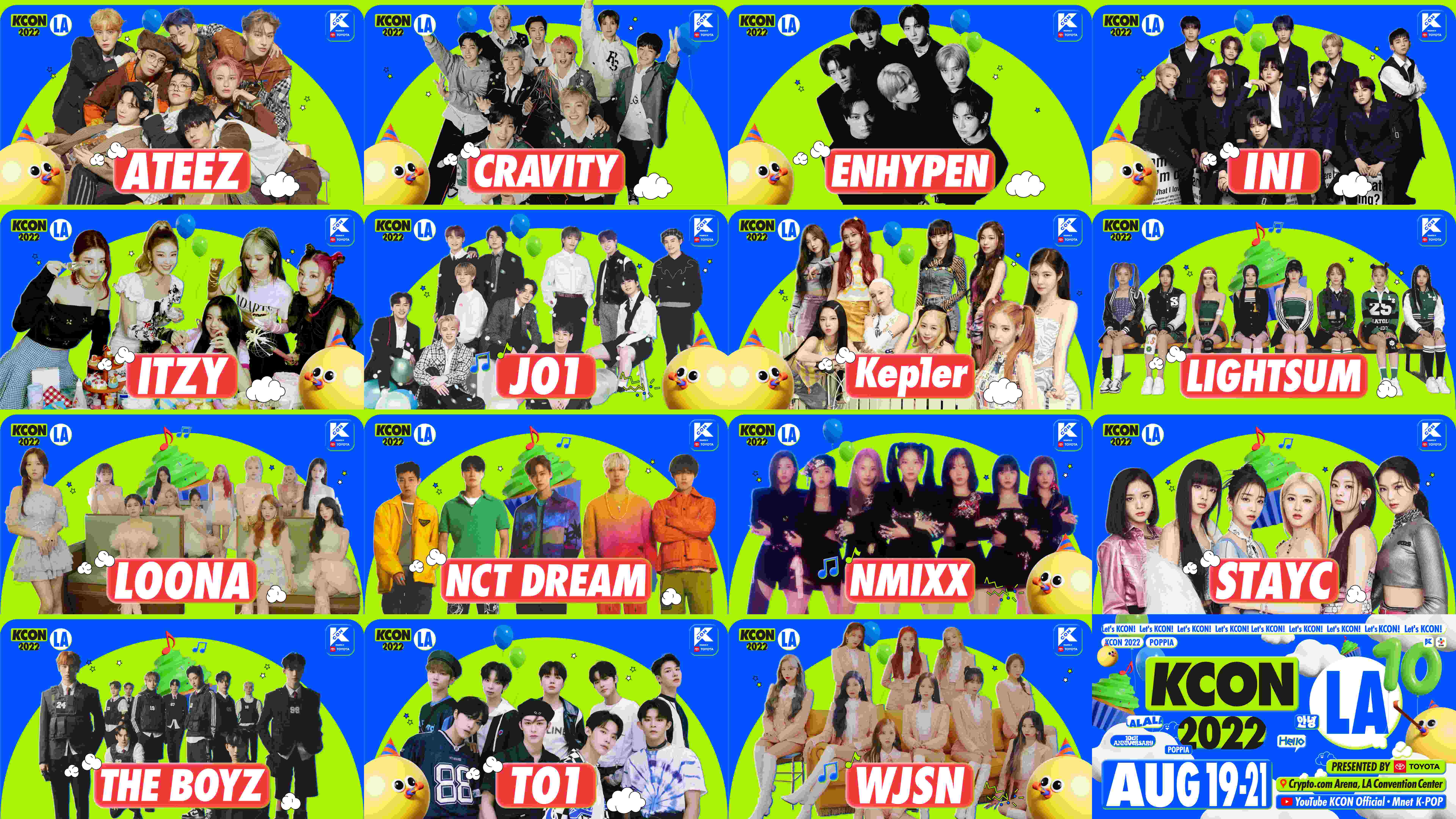 [CJ ENM 엔터] KCON 2022 LA 콘서트 라인업 – 2 – CJ미디어라이브러리