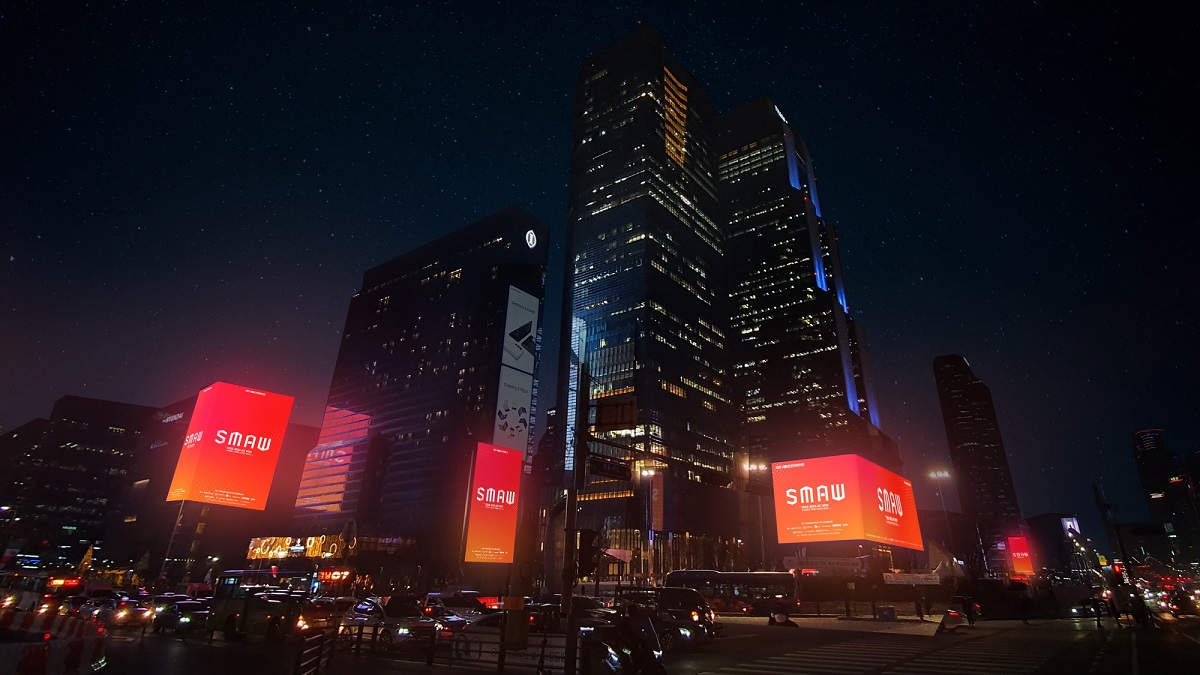 [CJ CGV] SMAW 진행을 알리는 K-POP LIVE 미디어와 파르나스 미디어타워 – CJ미디어라이브러리