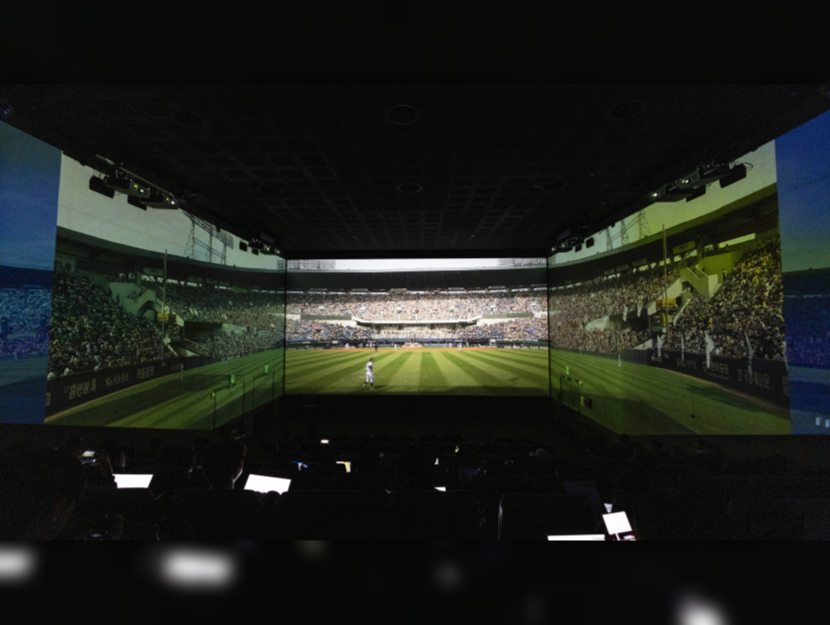 프로야구도 CGV에서! 세계 최초 3면 ScreenX 생중계 현장 – CJ 뉴스룸