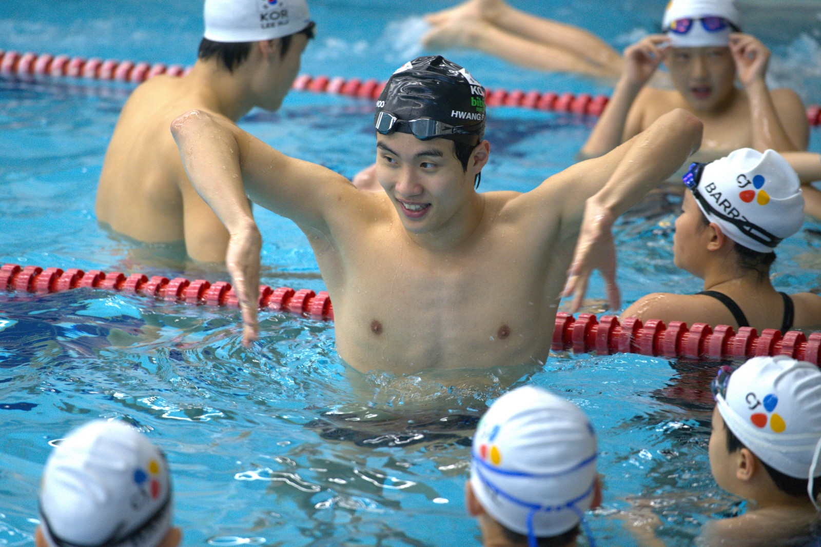 [CJ그룹] 수영 남자 계영 대표팀과 Locker Room with TEAMCJ 성료 02 – CJ미디어라이브러리