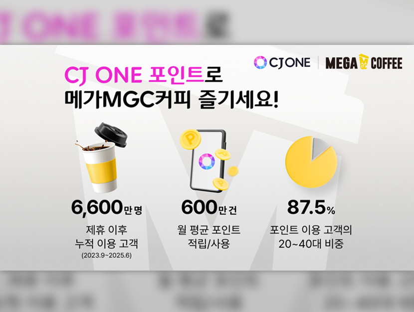 CJ ONE 회원이 매월 메가MGC커피 600만 잔 이상 구매…멤버십 효과 봤다 – CJ 뉴스룸