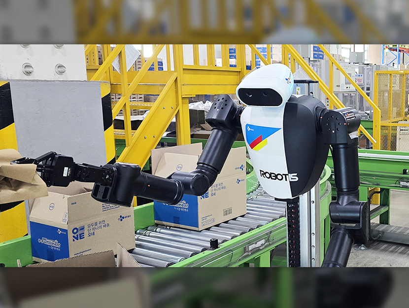 CJ대한통운, 업계 최초 ‘AI 휴머노이드 로봇’ 현장 실증… 로보티즈와 MOU 체결 – CJ 뉴스룸